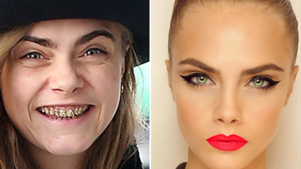 10 bilder på supermodeller utan smink - förbered dig på en rejäl chock ...