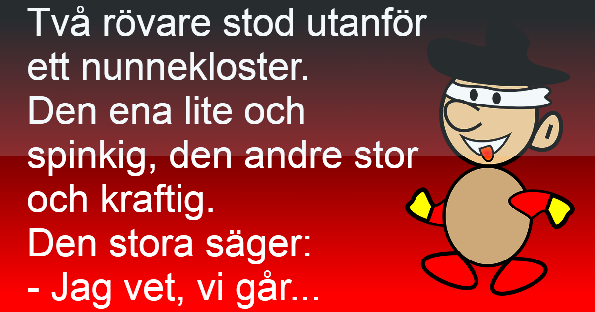 Diskussionen utanför ett nunnekloster fick ett oväntat slut - Gapskratt ...